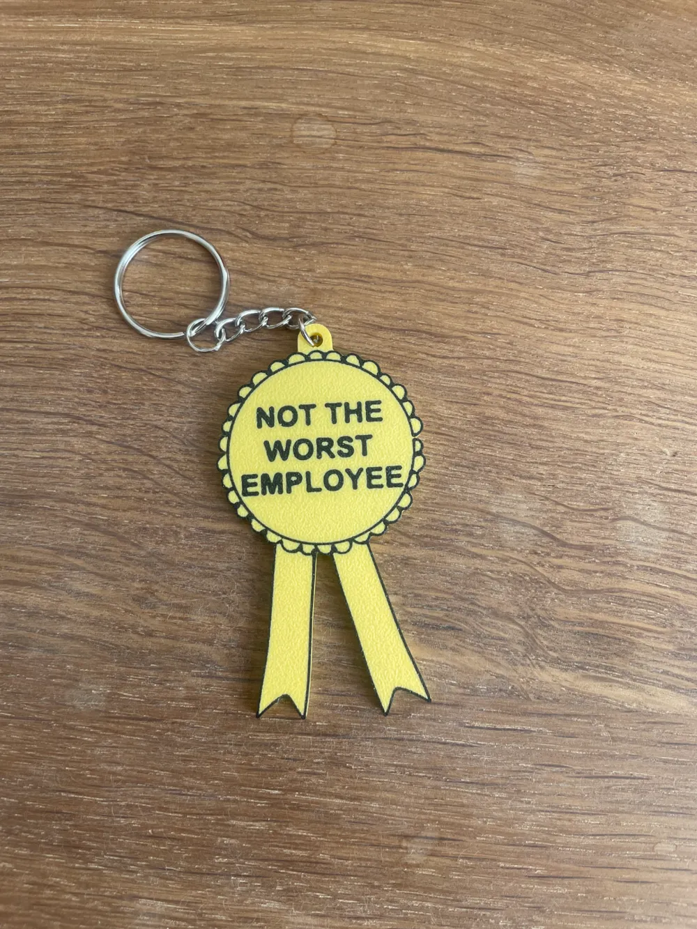 Funny Award Keychain / Not Worst Employee / Gift by 3D Prints This Week ...