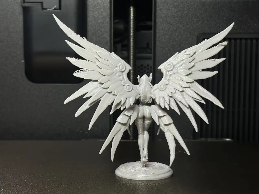 Mech Angel Descends Inverted printing - Free 3D Print Model - MakerWorld