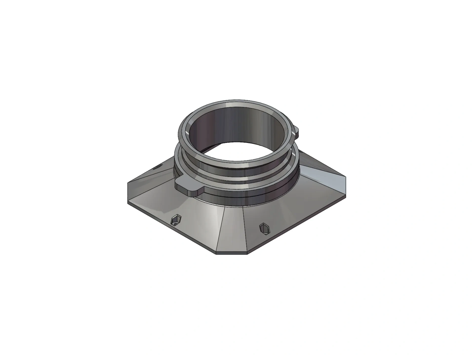 P1S Accessory – Exhaust (Flange Interface) by feoi - MakerWorld