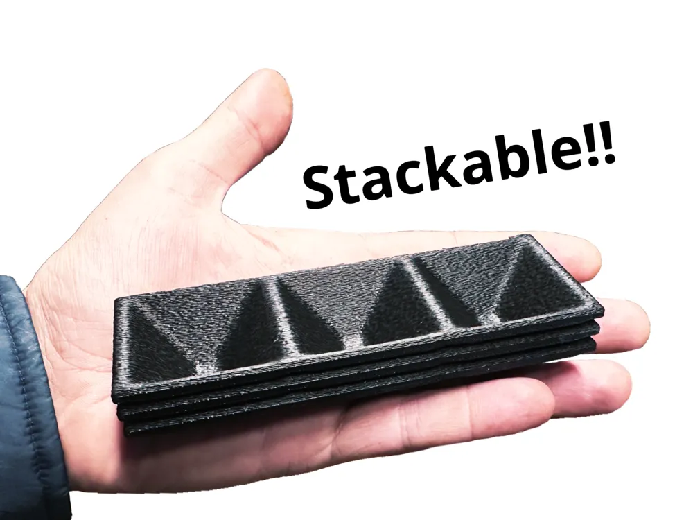Stackable Small Parts Tray. by Snail - MakerWorld