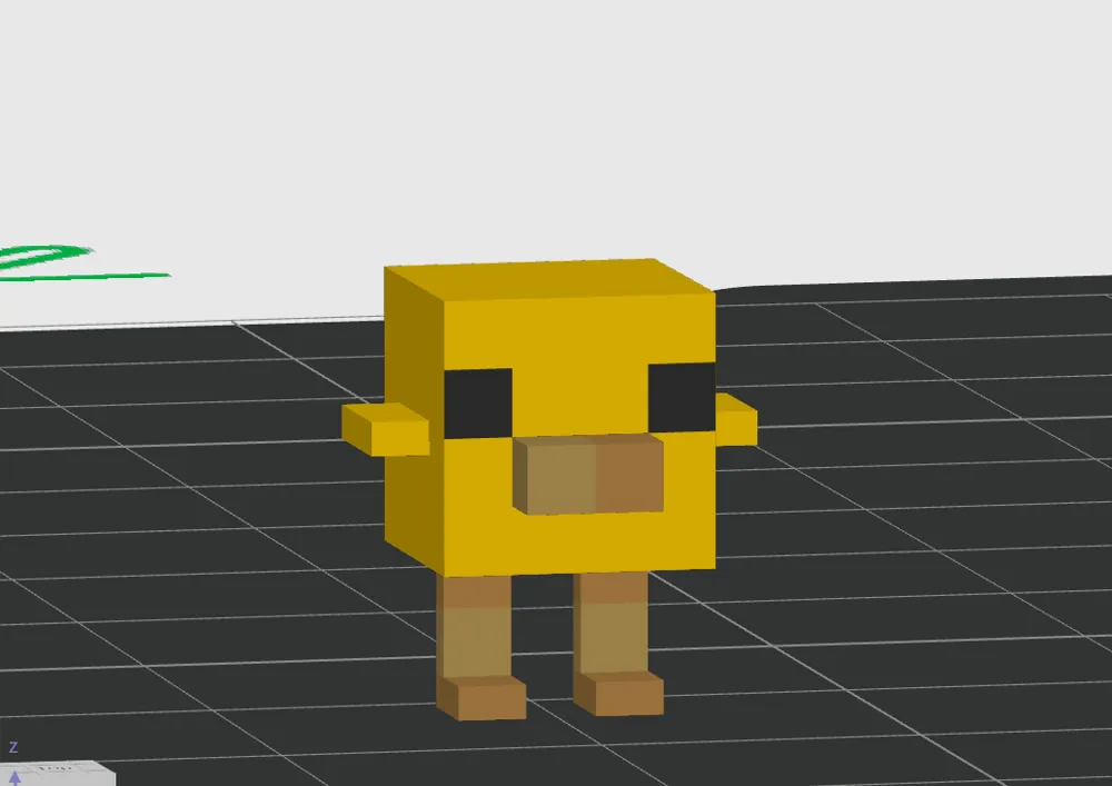 Minecraft Baby Chicken Figure By Jaebii - Free 3D Print Model - MakerWorld