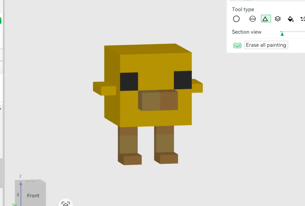 Minecraft Baby Chicken Figure By Jaebii - Free 3D Print Model - MakerWorld