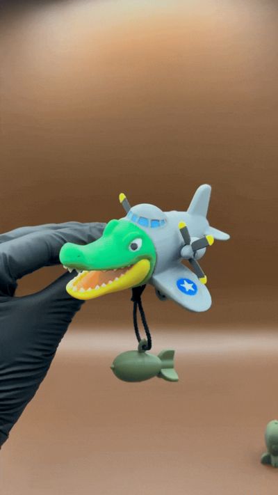 Crocodile Bomber – Meme Legend by Eon3d_ MakerWorld: Download Free 3D ...