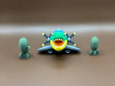 Crocodile Bomber – Meme Legend by Eon3d_ MakerWorld: Download Free 3D ...