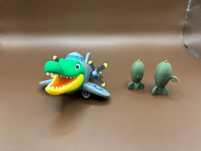 Crocodile Bomber – Meme Legend by Eon3d_ MakerWorld: Download Free 3D ...