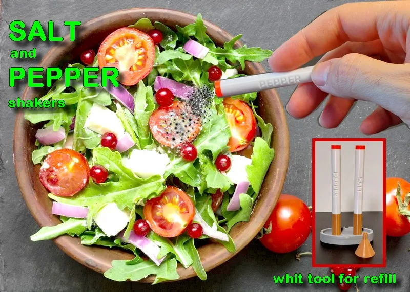 Cigarette salt and pepper shakers by Pandart3D - MakerWorld