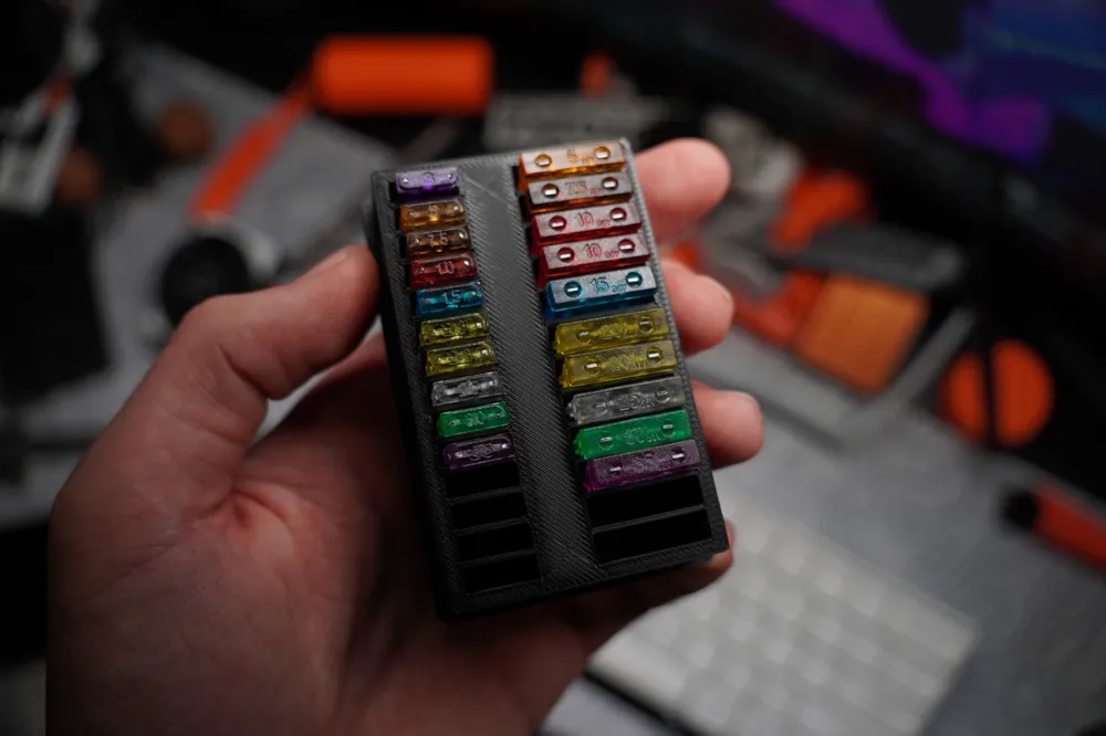 Car Fuse Box Organizer (Kinda OCD) by BorgoTechSpace - MakerWorld