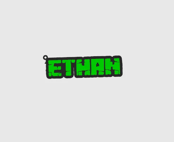 Boys Names Minecraft Font by David North MakerWorld: Download Free 3D ...