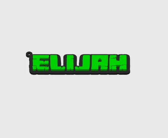 Boys Names Minecraft Font by David North MakerWorld: Download Free 3D ...