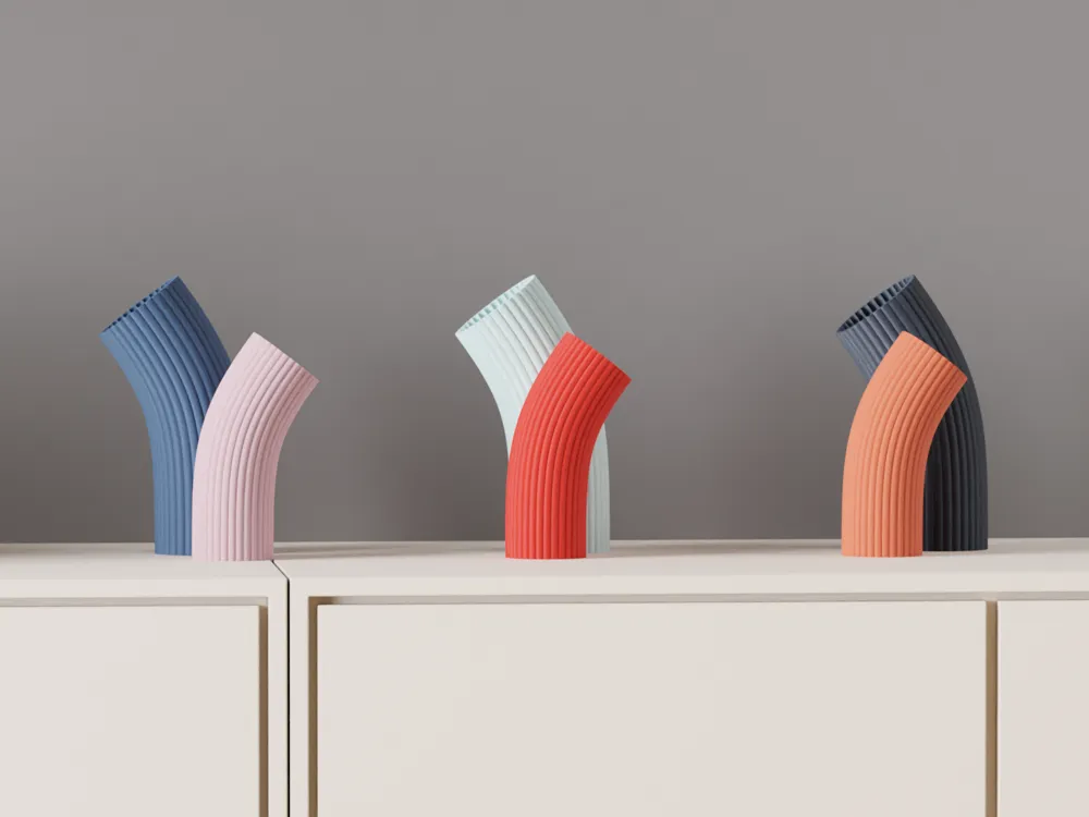 Modern Vase. Beautiful minimalist vase by Abstractia Design - MakerWorld