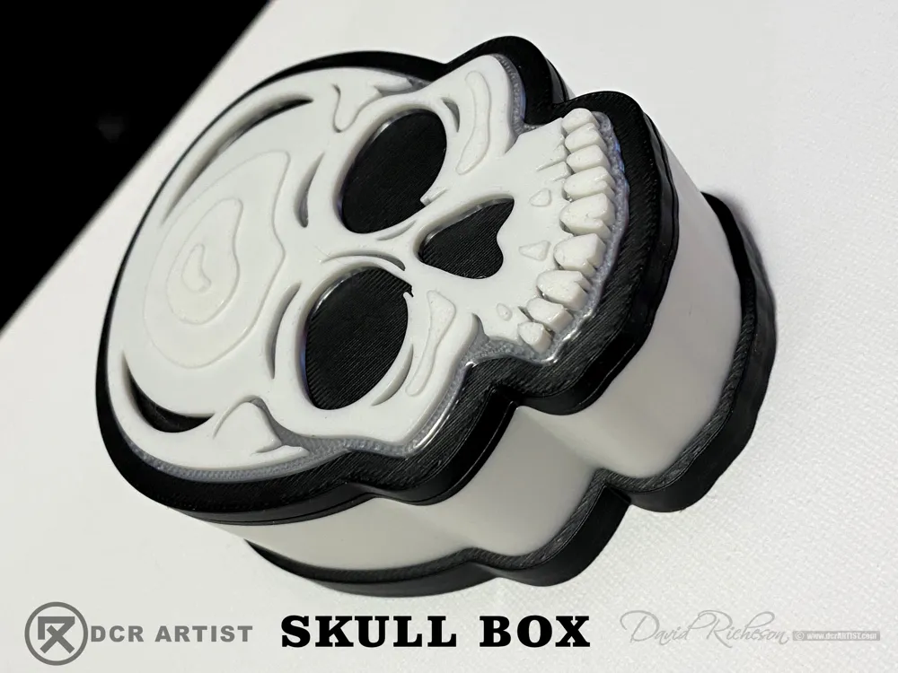 Skull Box Container - Free 3D Print Model - MakerWorld