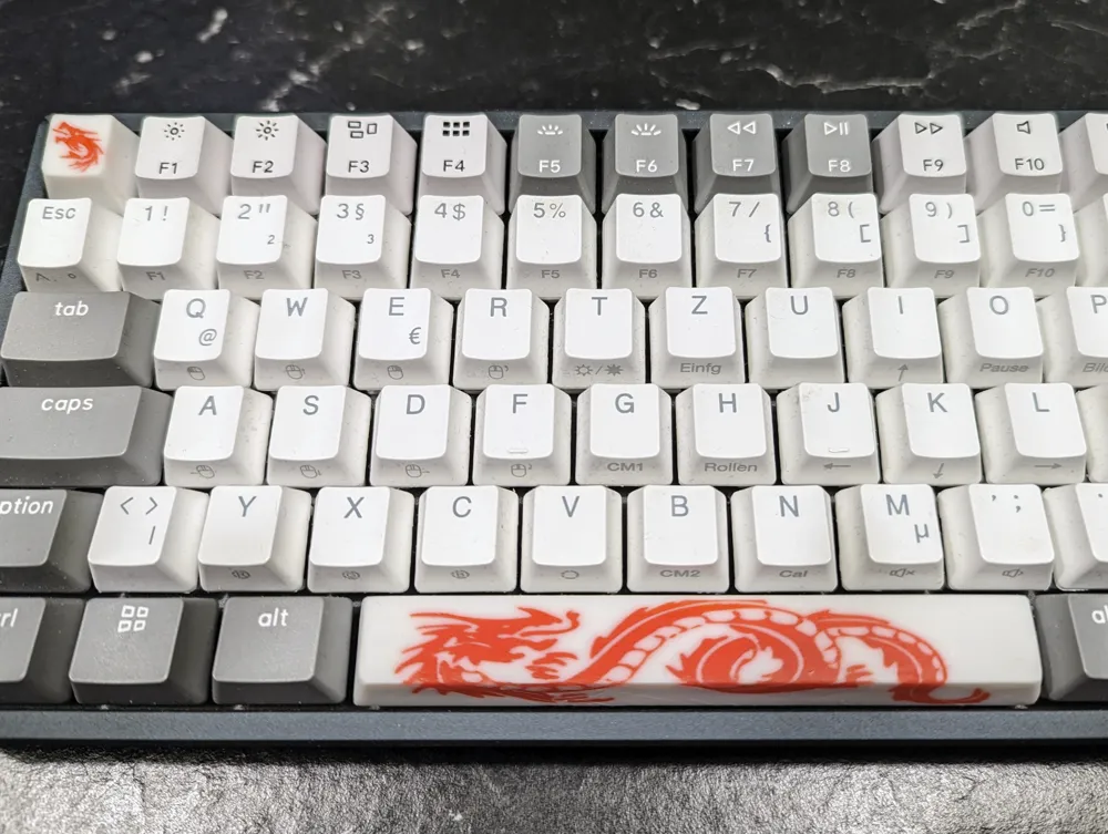 Dragon Keycaps for Spacebar and ESC-Key by blecheimer MakerWorld ...