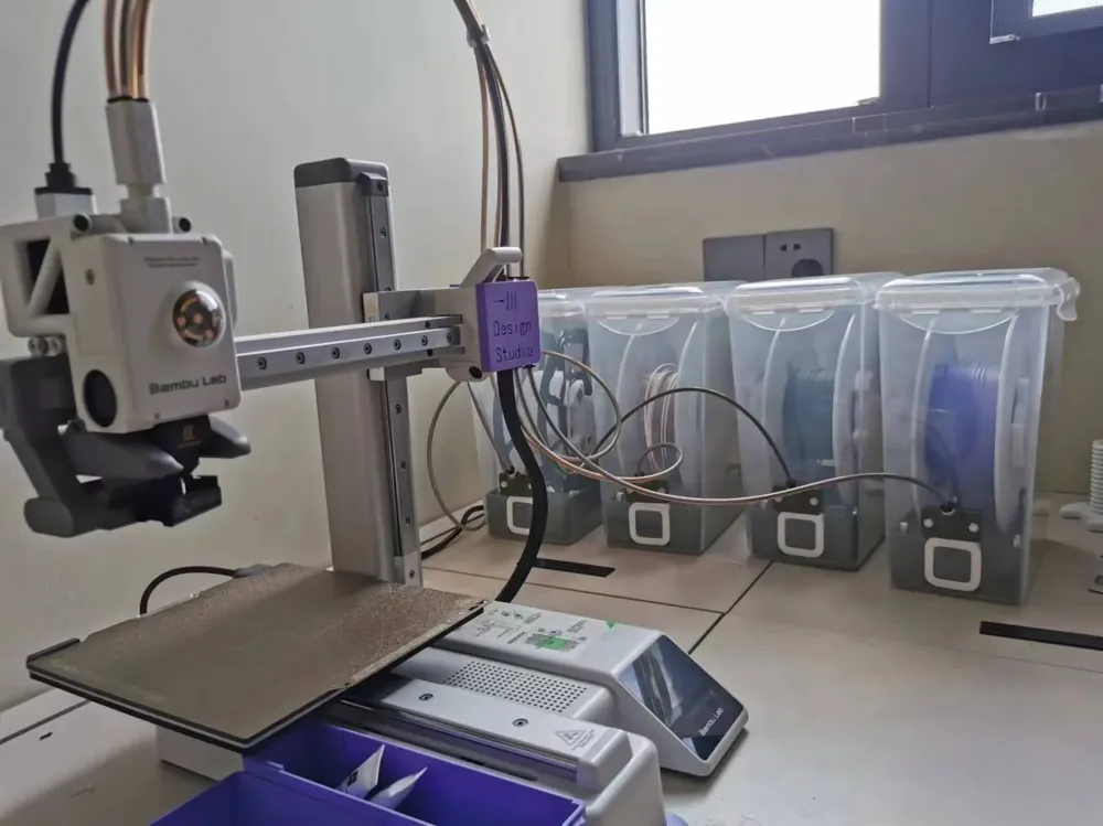 A1 MINI Manual Multi-Material System (MMS) Filament Change for Color ...