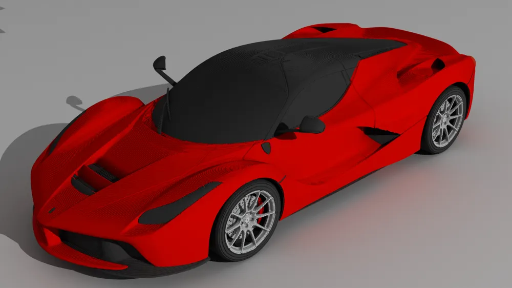 1:43 scale Ferrari Laferrari - Free 3D Print Model - MakerWorld