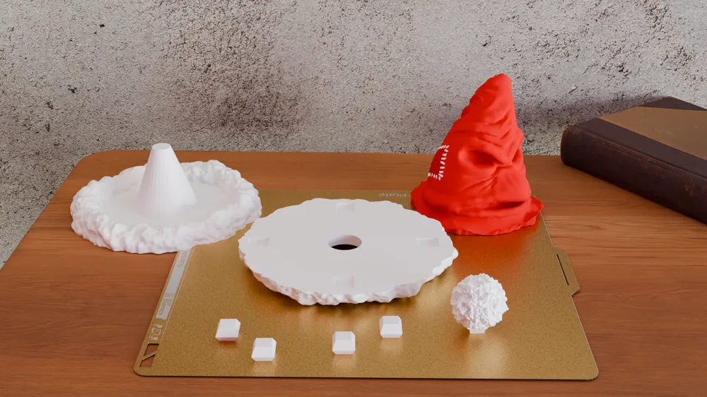 Sorting Hat Christmas Decoration Tree - Free 3D Print Model - MakerWorld
