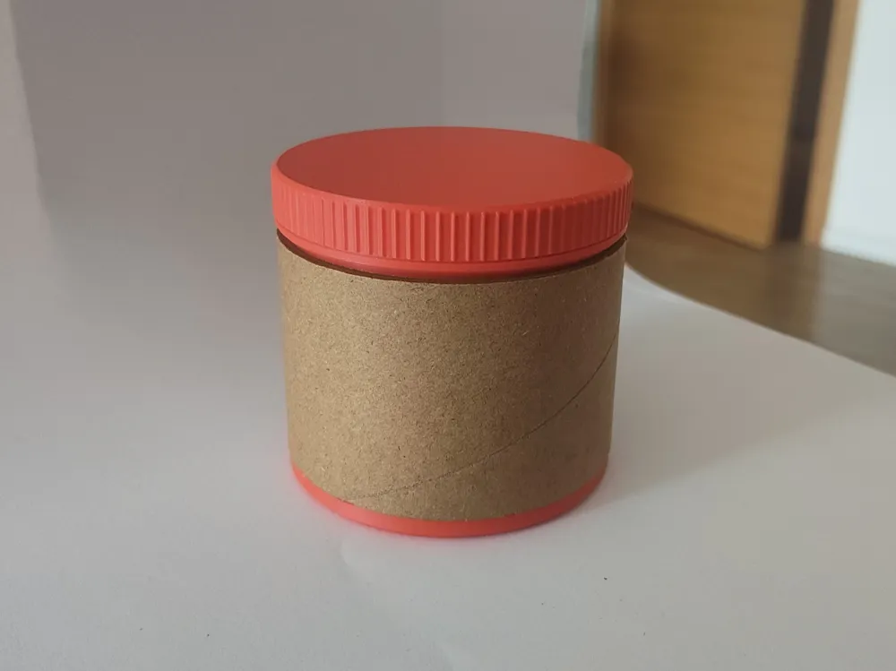 Bambu Cardboard Refill Spool Container by Jerryie MakerWorld: Download ...