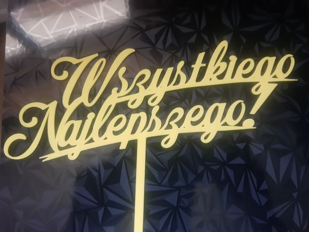 topper Happy Birthday by SliQ MakerWorld: Download Free 3D Models