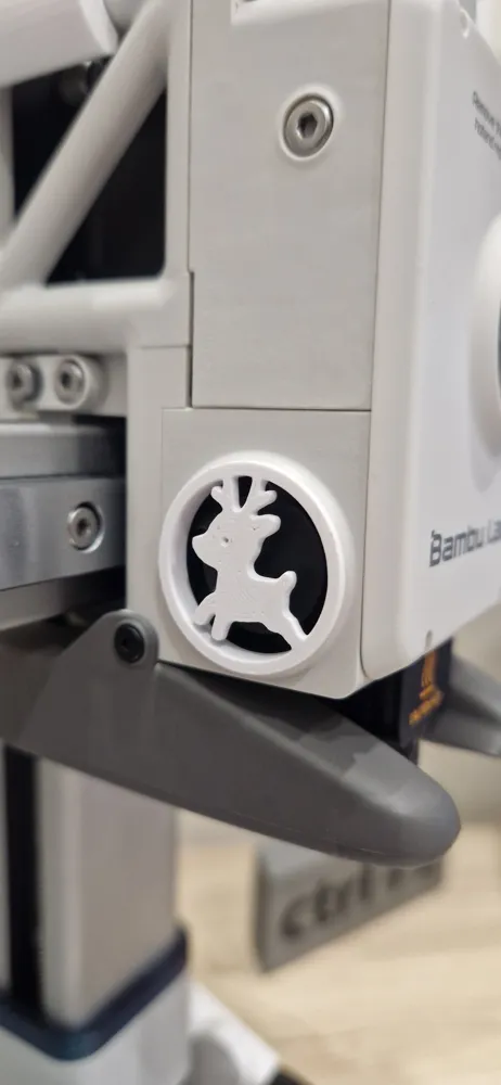 Extruder fan cover A1/A1 mini - Christmas Edition - Free 3D Print Model ...