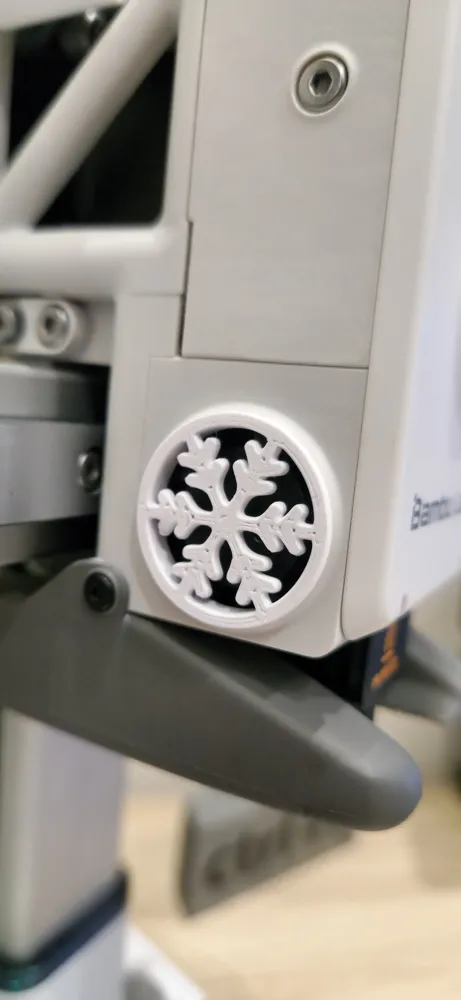 Extruder fan cover A1/A1 mini - Christmas Edition - Free 3D Print Model ...