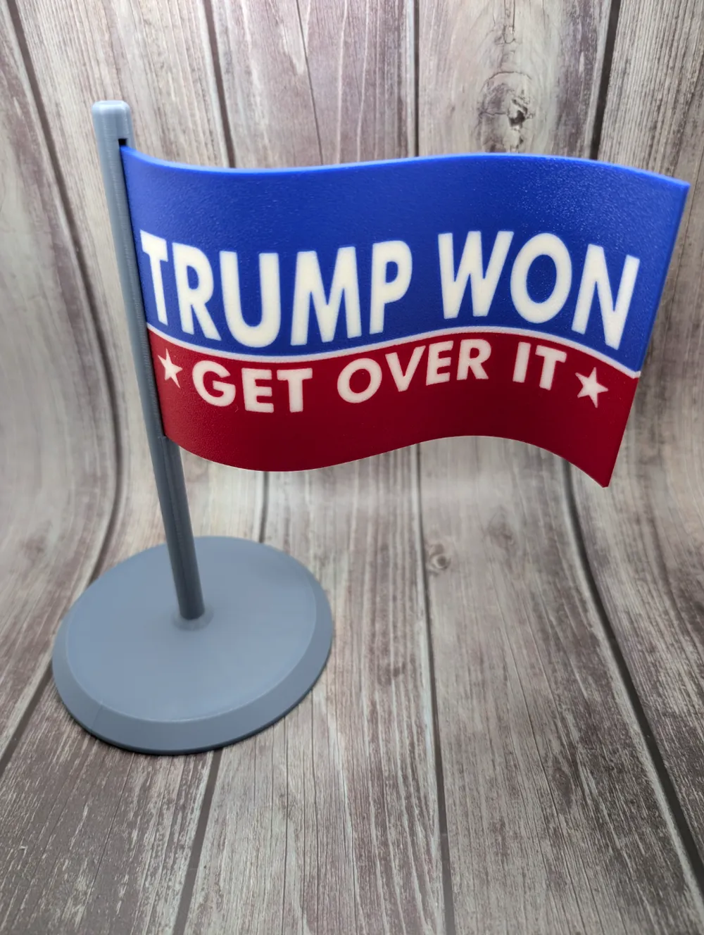 Trump Won Flag / Plate by Sage Prints and Design MakerWorld: Download ...