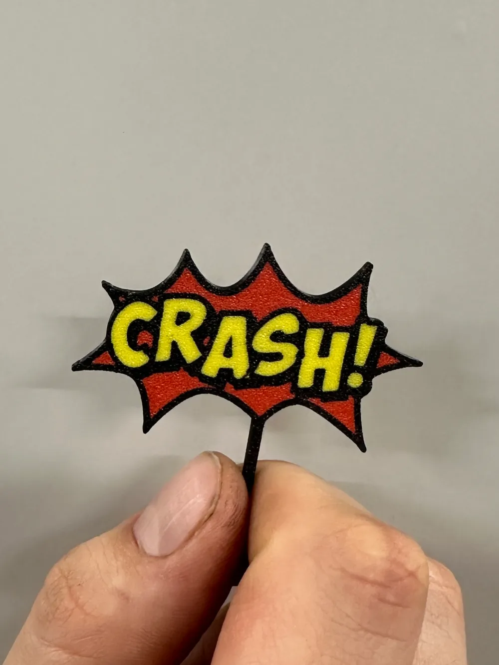 Crash , Boom , Kapow cake topper by martinkobela - MakerWorld