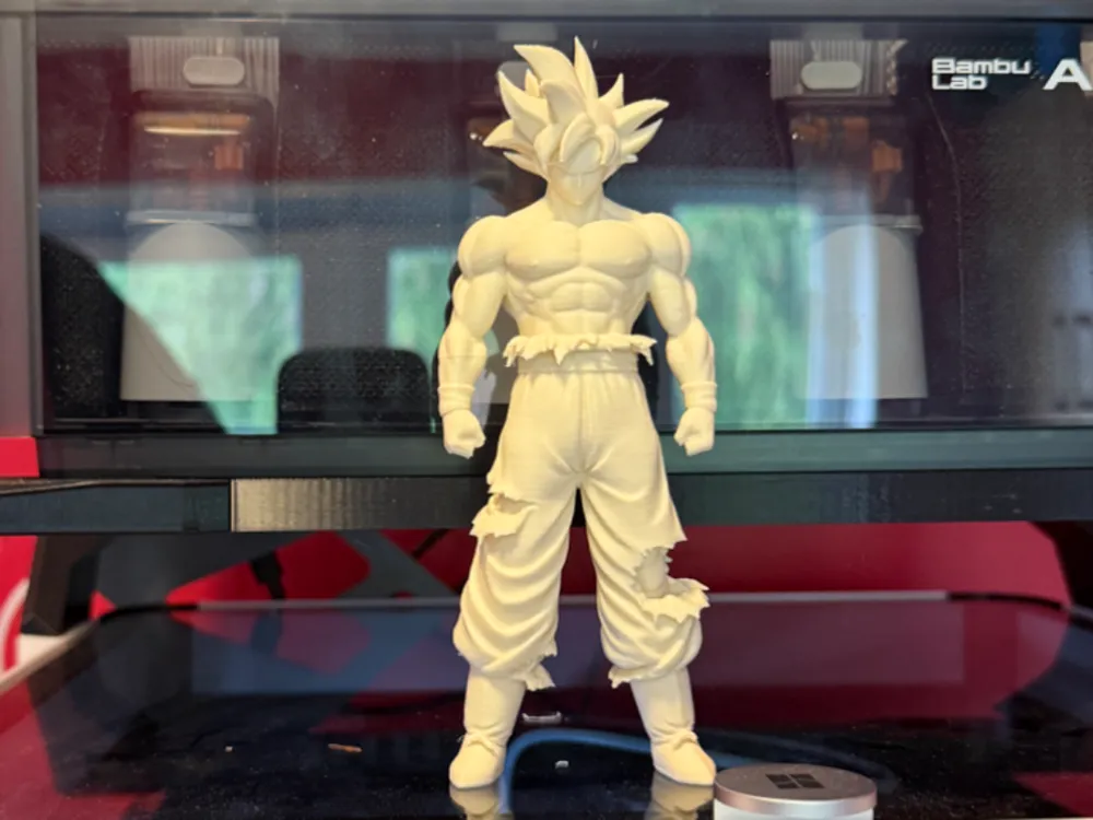 Goku Mastered Ultra Instinct - DragonBall Super - Free 3D Print Model ...