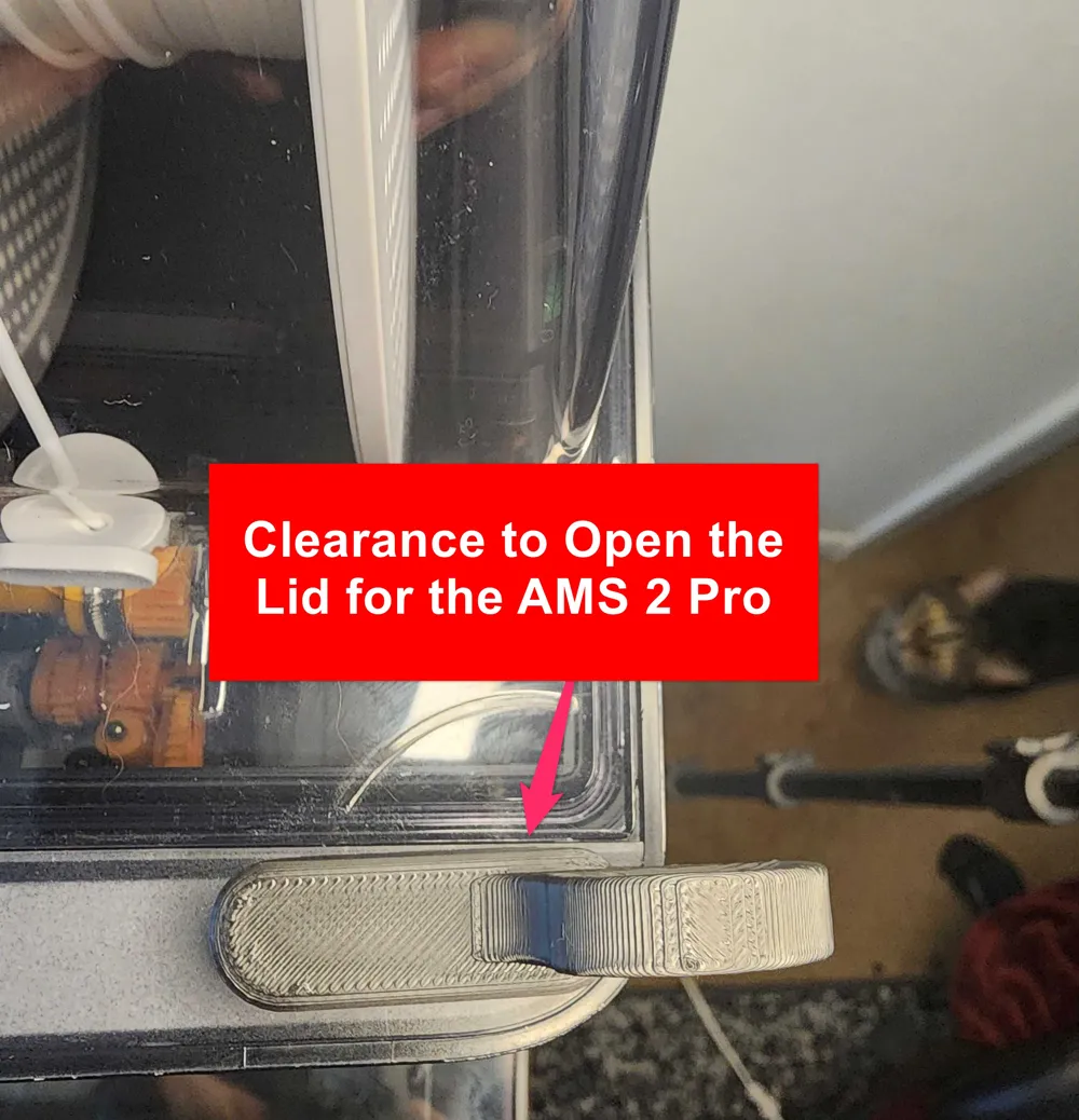 AMS 2 Pro/AMS 1 "QuickFlip" Lid Lock by Renley MakerWorld: Download ...