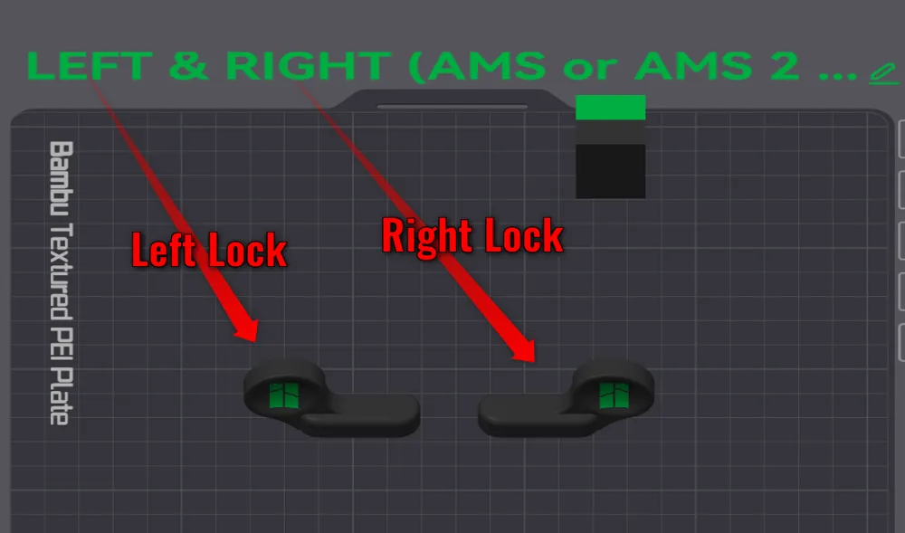 AMS 2 Pro/AMS 1 "QuickFlip" Lid Lock - Free 3D Print Model - MakerWorld