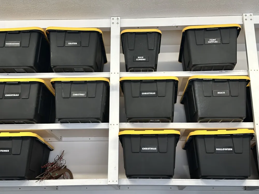 Swappable Storage Tote Label and Holder - Free 3D Print Model - MakerWorld