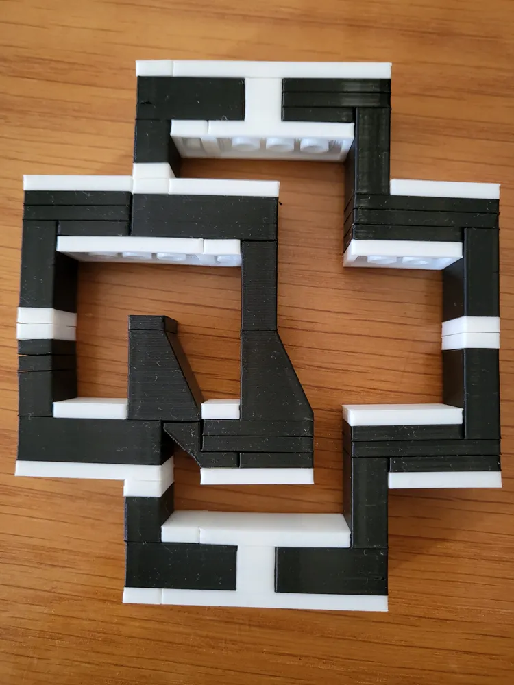 Logo Rammstein - Building Brick - Free 3D Print Model - MakerWorld