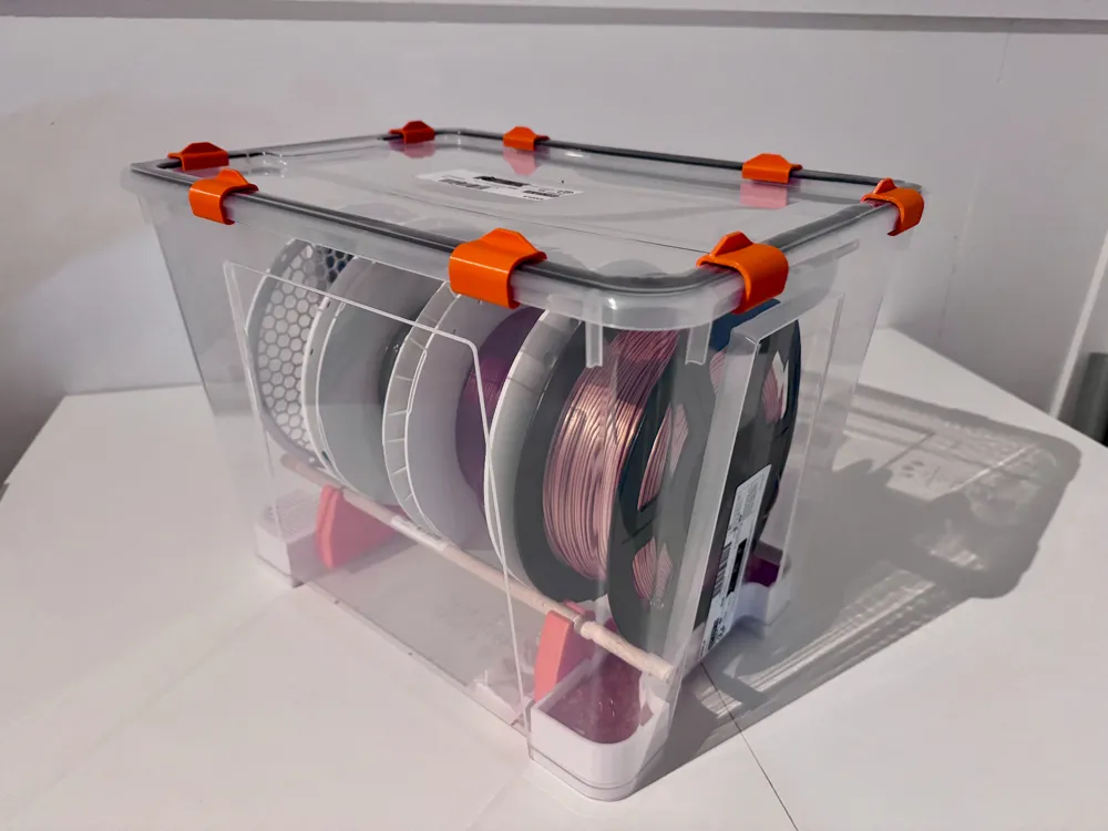 Ikea Samla 22L - Filament Storage Box v2024 Remixed by cblte - MakerWorld