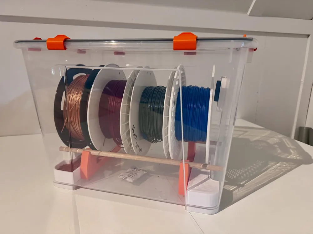 Ikea Samla 22L - Filament Storage Box v2024 - Free 3D Print Model ...