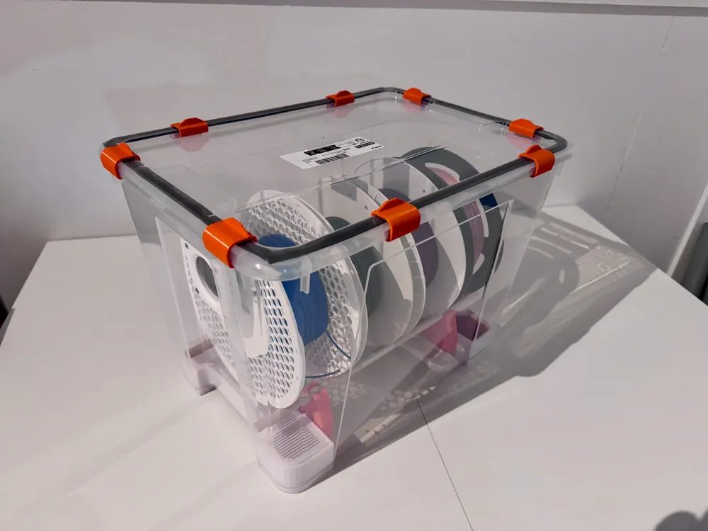 Ikea Samla 22L - Filament Storage Box v2024 - Free 3D Print Model ...