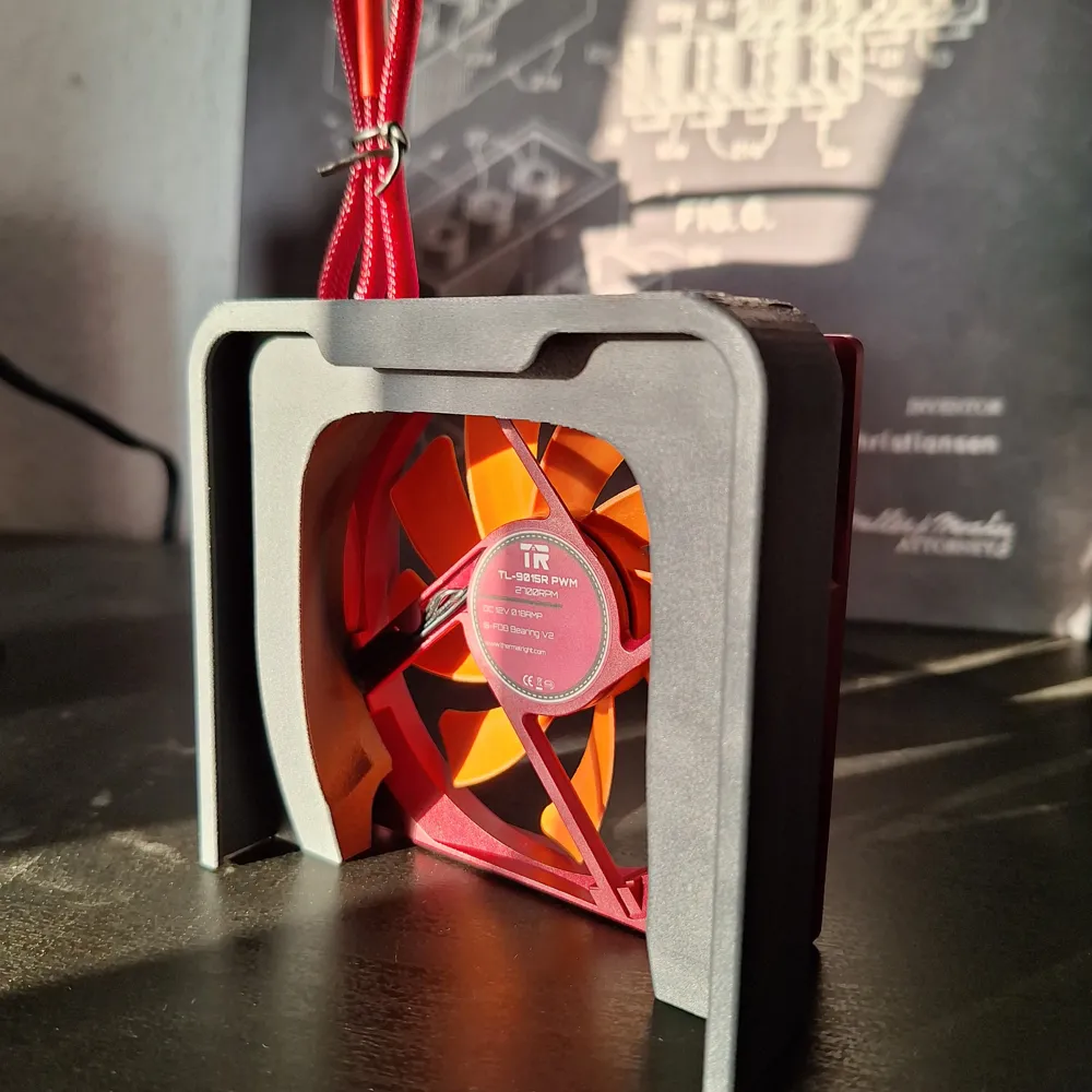 90mm Fan Add-on for NQ+/NQ++ Stand - Free 3D Print Model - MakerWorld