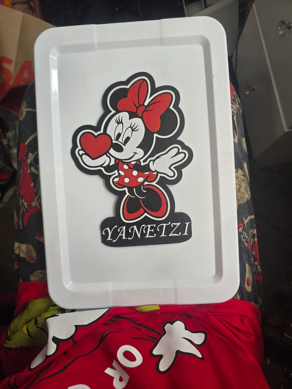 Customize Minnie mouse with hearth name plate by monchis MakerWorld ...