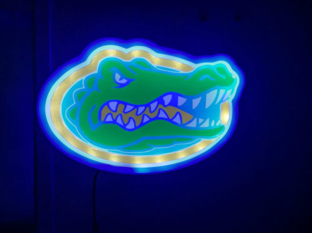 Florida Gator LED light box by Balorfan85 MakerWorld: Download Free 3D ...