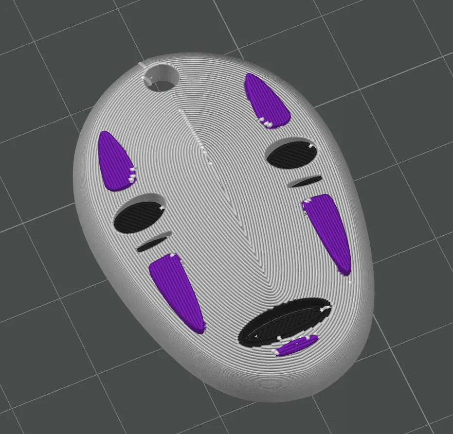 Kaonashi / No-Face Keychain by mimixruru - MakerWorld