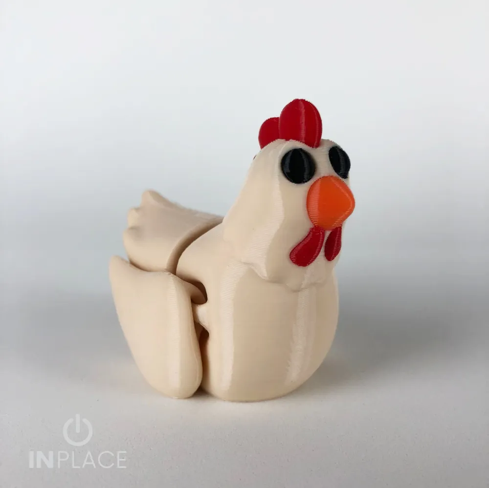 Cute Chicken Articulated - Free 3D Print Model - MakerWorld