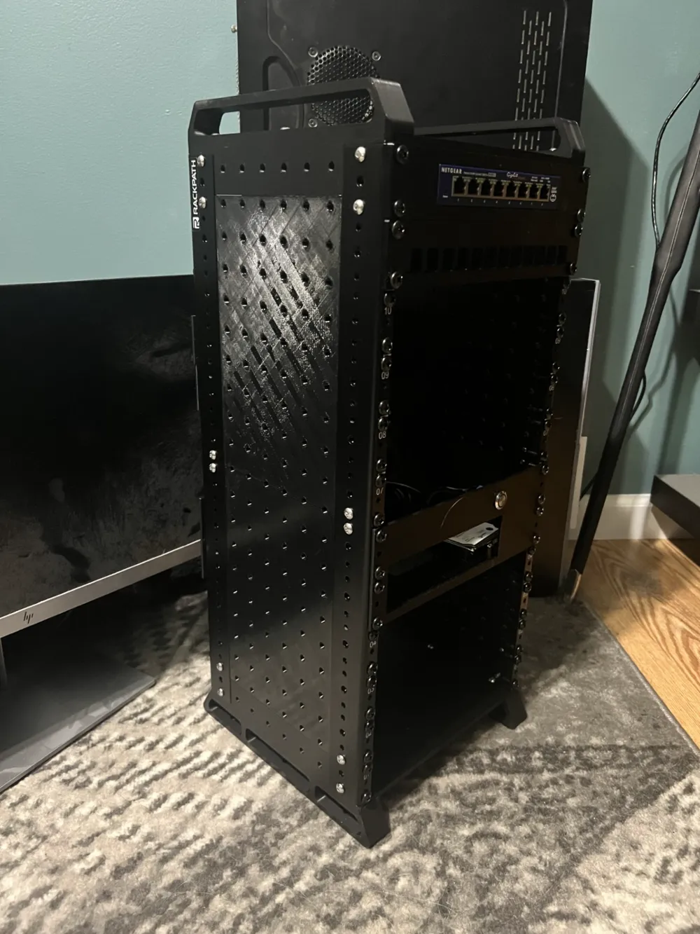10 inch Server Rack (12u RackPath) by WallyFab - MakerWorld
