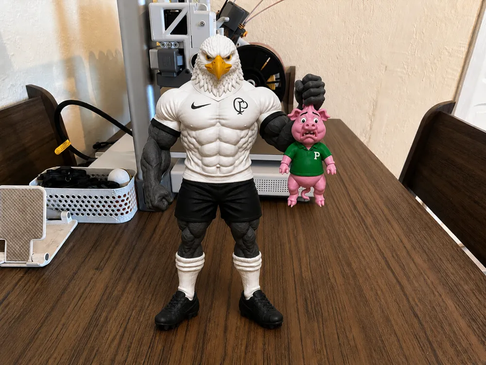 Corinthians mascot multicolor - Free 3D Print Model - MakerWorld
