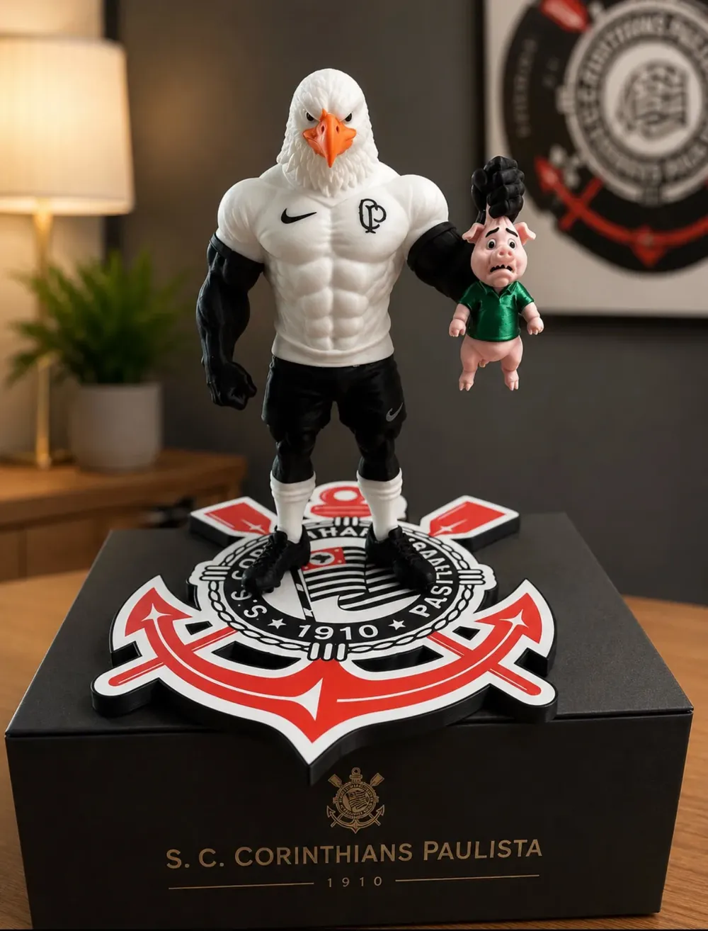 Corinthians mascot multicolor - Free 3D Print Model - MakerWorld
