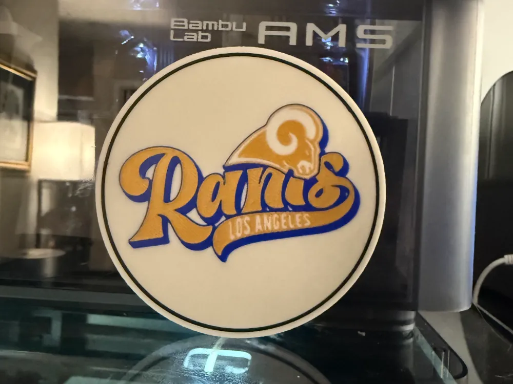 LOS ANGELES RAMS FOOTBALL - Free 3D Print Model - MakerWorld