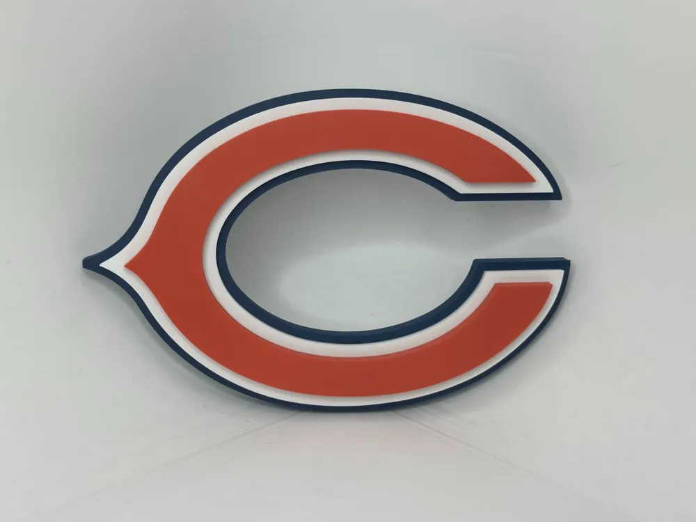 Chicago Bears Logo 2002 - Free 3D Print Model - MakerWorld