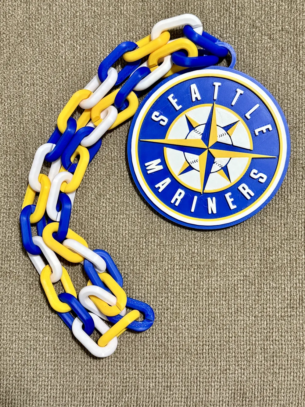 Seattle Mariners oversized logo chain by CTK 3D Printing MakerWorld ...