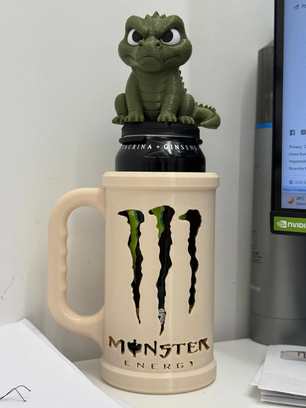 MONSTER ENERGY 캔 홀더 - 무료 3D 프린트 모델 - MakerWorld