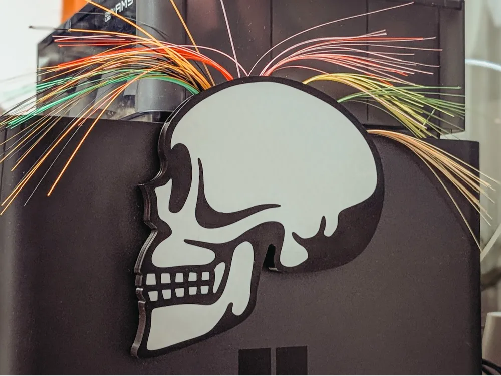 Skull Mohawk of poop lines by romek142 - MakerWorld