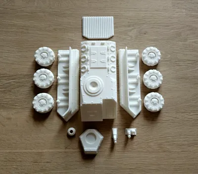 Troop transport tank w. wheels Wh40k (full print) by raphineu ...