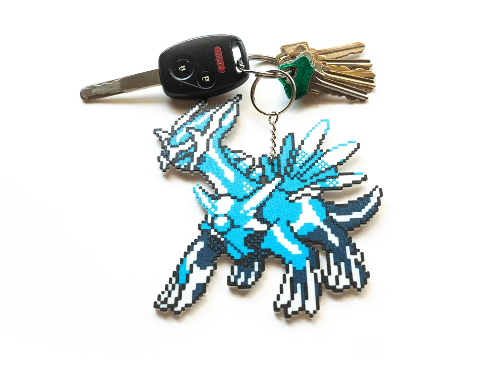 Poke-monster Keychain Pack #29 - Dialga, Palkia - Free 3D Print Model ...