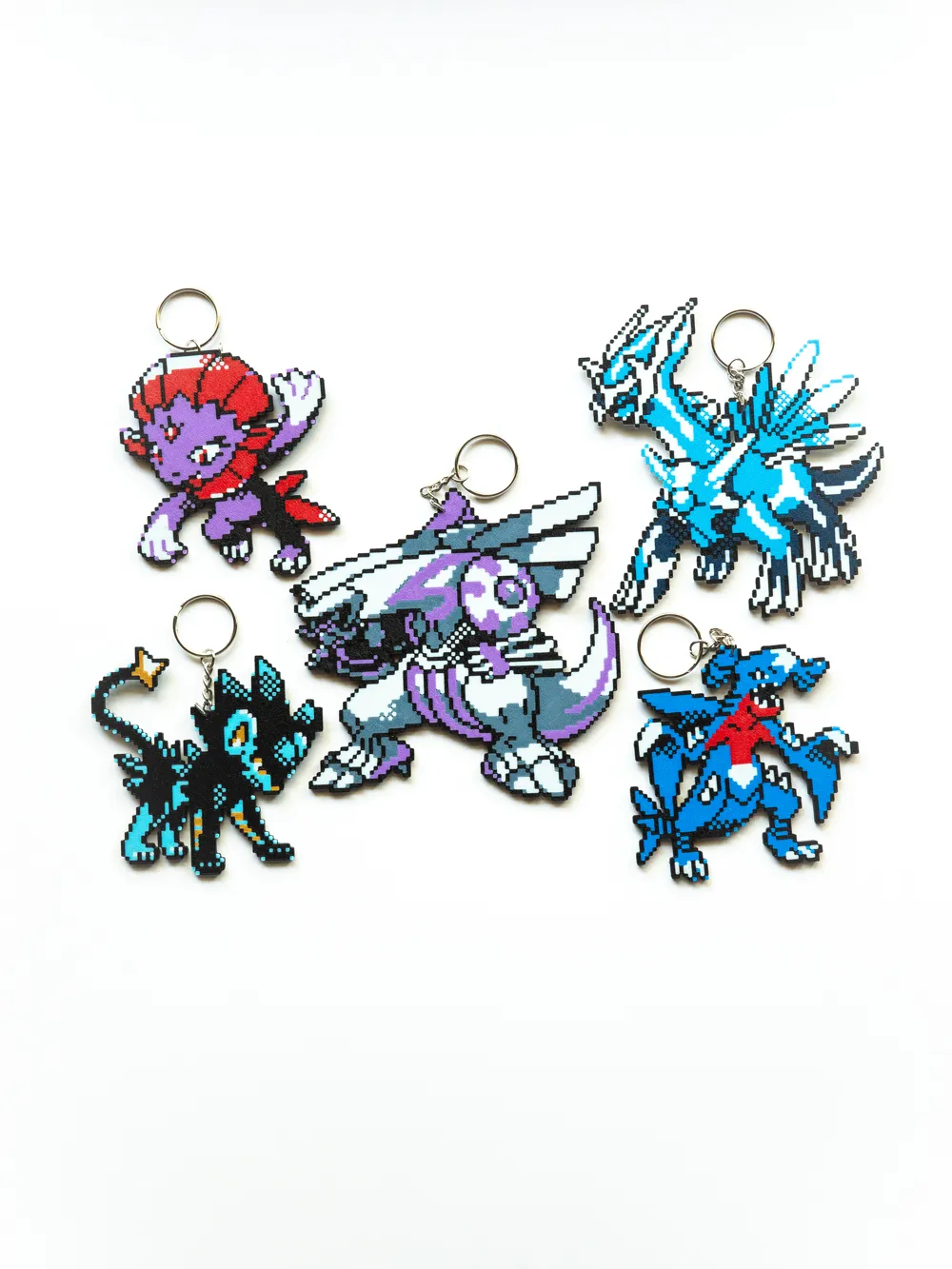 Poke-monster Keychain Pack #29 - Dialga, Palkia - Free 3D Print Model ...