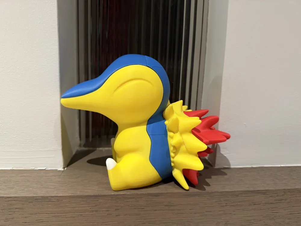 Cyndaquil multicolor, impresión de piezas separadas (sin necesidad de ...